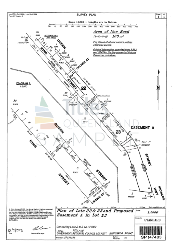 Image of Survey Plan (SP/RP) | Which property document is this? – Title ...