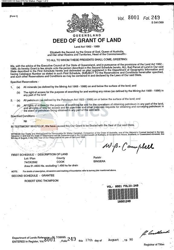 Title Search Queensland- Fast and reliable Land Title search – Title Finder